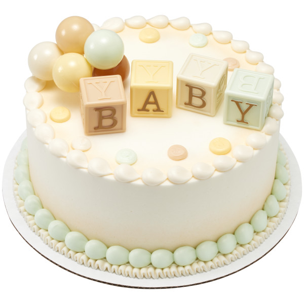 Timeless Baby Blocks Cake Philadelphia | Timeless Baby Blocks
